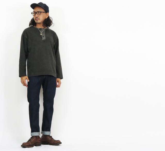 ダルチザン ステュディオ・ダ・ルチザン STUDIO DARTISAN IVYウォッシュジーンズ ロング丈 13.5oz リラックス テーパード D1826