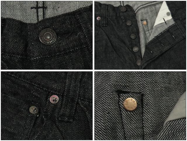 フルカウント FULLCOUNT 1101BK ジーンズ ストレート 13.7oz ブラックデニム ジンバブエコットン