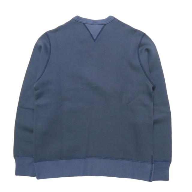 バーンズ BARNS はめこみ両ガゼットクルーネックスウェット 長袖 "ROLL" STANDARD 30/7 COZUN BR-25491 【2025年秋冬新作】