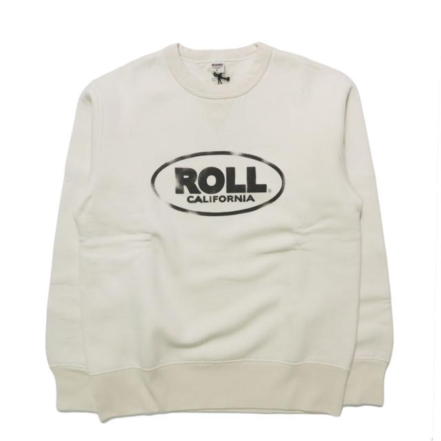 バーンズ BARNS はめこみ両ガゼットクルーネックスウェット 長袖 "ROLL" STANDARD 30/7 COZUN BR-25491 【2025年秋冬新作】