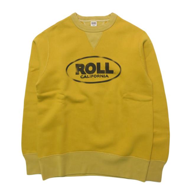 バーンズ BARNS はめこみ両ガゼットクルーネックスウェット 長袖 "ROLL" STANDARD 30/7 COZUN BR-25491 【2025年秋冬新作】