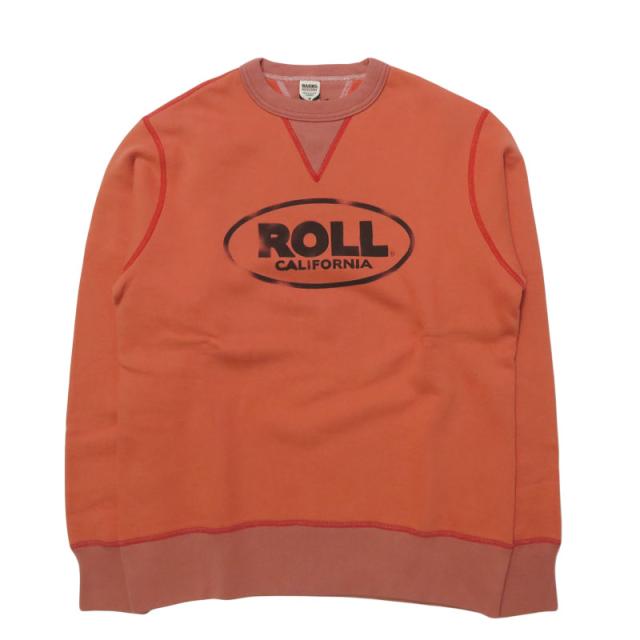 バーンズ BARNS はめこみ両ガゼットクルーネックスウェット 長袖 "ROLL" STANDARD 30/7 COZUN BR-25491 【2025年秋冬新作】