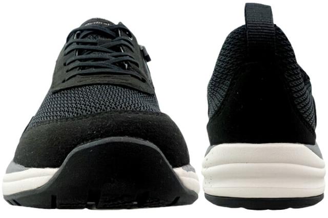 ウォーキングシューズ メンズ アサヒ メディカルウォーク WK M032 ブラック グレー 24.0~28.0cm コンフォートシューズ ASAHI MEDICALWALK 靴 シューズ 幅広 4E EEEE SHM フットグラファー ロック式ファスナー クッション性 オブリーク 通気性 散歩 旅行 トラベル 男性 紳士