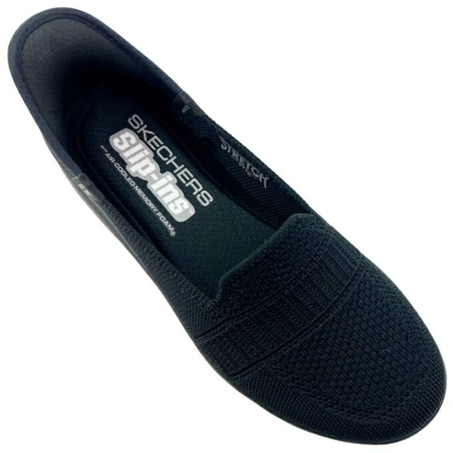 スケッチャーズ スリップインズ レディース スニーカー オンザゴーフレックスカメリア 138181 SKECHERS ON-THE-GO FLEX-CAMELLIA ブラック トープ 22.0~25.5cm ハンズフリー メモリーフォーム 軽量 クッション性 低反発 ウォッシャブル ウォーキング トラベル 女性 女子 婦人