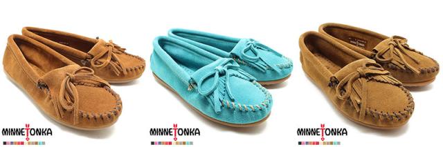 Minnetonka/ミネトンカ 正規品 モカシン KILTY/キルティー BROWN 402