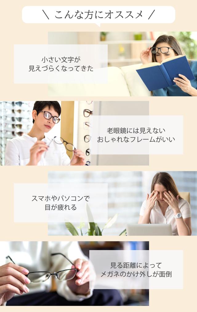 日本製 Nikonレンズ使用 遠近両用メガネ】ブランシック クラシック cl