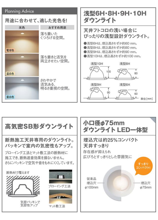 Panasonic パナソニック LGD3001V LB1 天井埋込型 LED（温白色） ダウンライト【浅型8H】拡散タイプ（マイルド配光）の通販はau PAY マーケット - ムラウチ ...