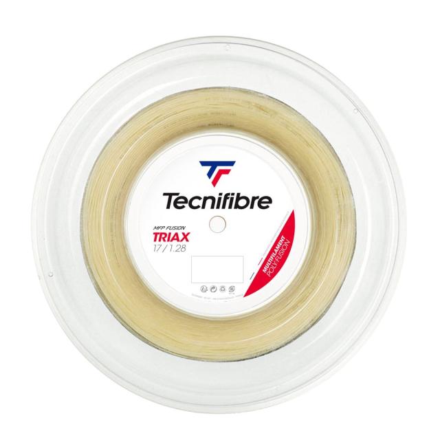 テクニファイバー Tecnifibre テニスガット・ストリング  TRIAX 1.28mm トライアックス ロール200m TFR310 TFSR301