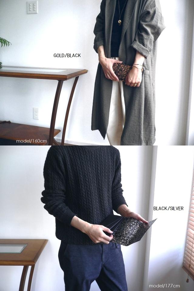 ノベルティ 所作 shosa 長財布 ロングウォレット 水晶 クォーツ quartz