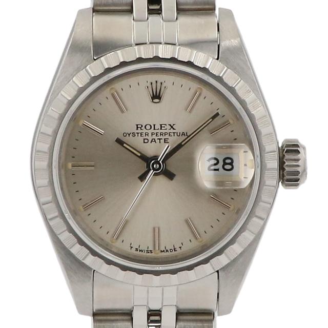 ロレックス ROLEX オイスターパーペチュアル デイト 69240 腕時計 SS 自動巻き シルバー レディース 中古の通販はau PAY ...