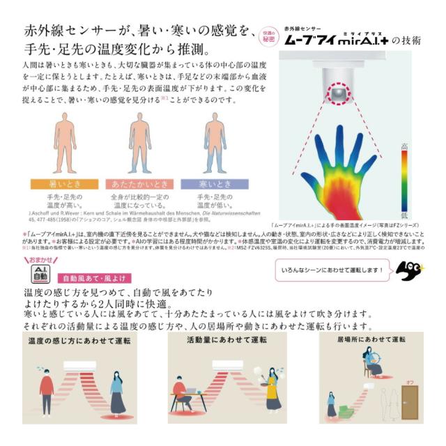 【】三菱《MSZ-ZXV4025S-W》(MSZ-ZXV4025S-W-IN + MUZ-ZXV4025S + ﾘﾓｺﾝ)･単200V･14畳･2025年ﾓﾃﾞﾙ : ﾙｰﾑｴｱｺﾝ 霧ヶ峰 冷暖･除湿･ﾑｰﾌﾞｱｲ･風除･空清･Zｼﾘｰｽﾞ∴ﾎﾜｲﾄ (旧品番 MSZ-ZXV4024S-W)