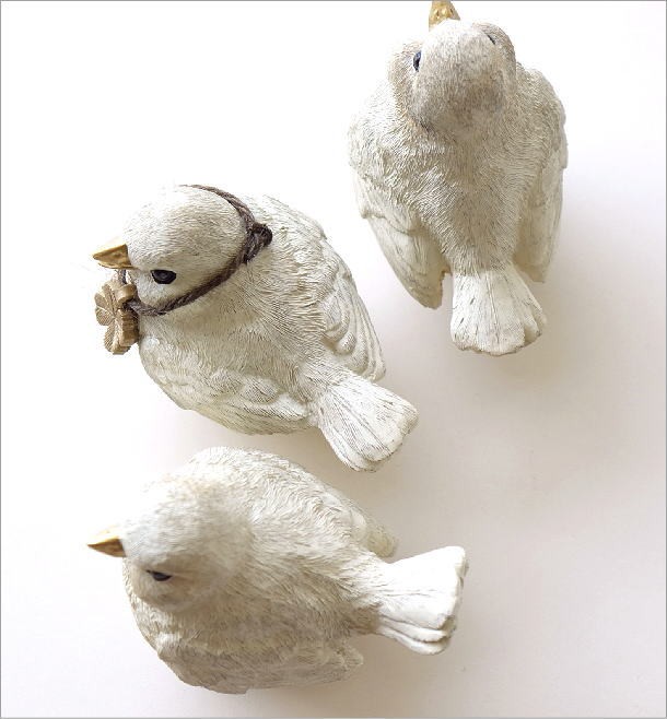 鳥 置物 オブジェ セット かわいい お庭 ガーデニング 3リトル 鳥 置物 オブジェ セット かわいい お庭 ガーデニング 3リトル