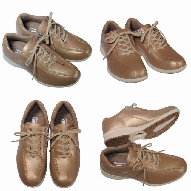 【靴のHOSHIKAWA】  『YONEX SHW L118』 ヨネックス スニーカー 22cm〜25cm 3.5E レディース  エナメルブラック ウォーキングシューズ ファスナー 合皮 軽量