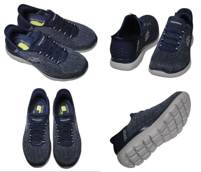 【靴のHOSHIKAWA】  『SKECHERS 232469W』 スケッチャーズ スニーカー スリップインズ メンズ 24.5cm〜29cm レッド/ブラック ウォーキングシューズ メンズ 立ったまま履ける 合皮