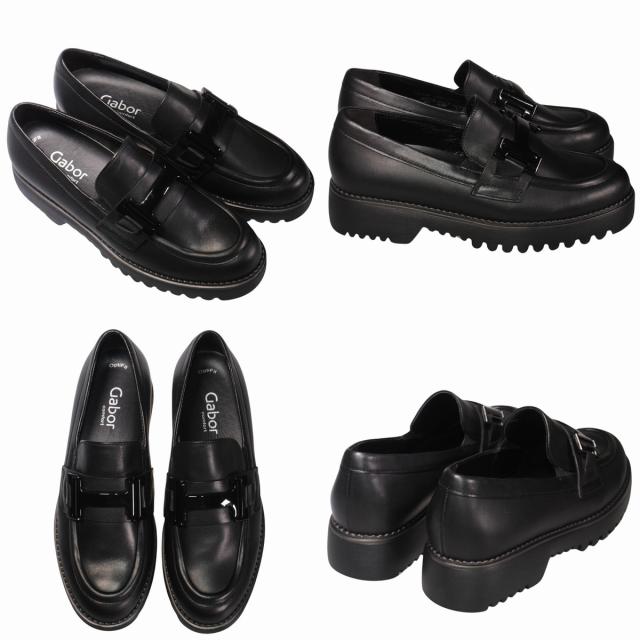 靴のHOSHIKAWA】 『Gabor 52452』 ガボール ビットローファー 22cm