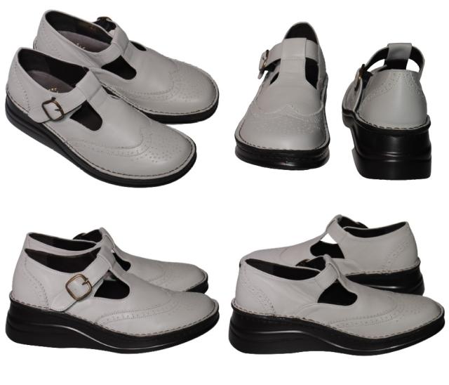 【靴のHOSHIKAWA】  『A-OK INCHOLJE 7068』 エーオーケー レザーシューズ 22cm〜24.5cm レディース スリッポン ブラック ストラップ 厚底 レースアップ 牛革