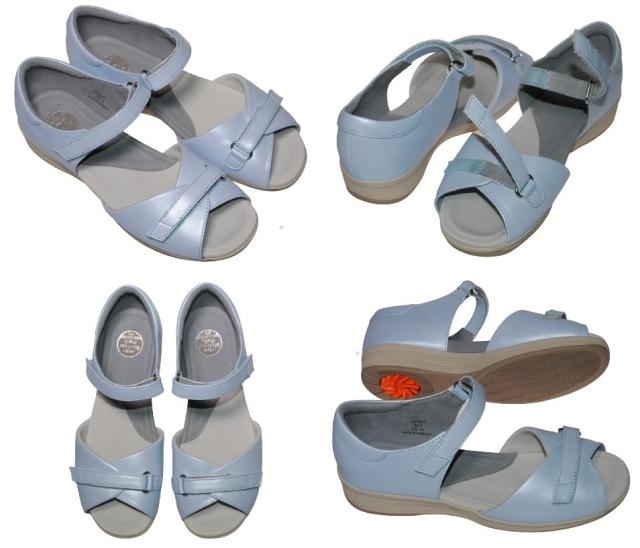 【靴のHOSHIKAWA】  『Medical Walk L002』 アサヒ メディカルウォーク 21.5cm〜25cm EEE レディース ホワイト カジュアル マジックテープ 天然皮革 SHM