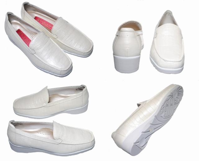 【靴のHOSHIKAWA】  『SALON DE GRES 13220』 サロンドグレー ネイビー 21.5cm〜25cm EEE ローファー スクエアトゥ 牛革 日本製