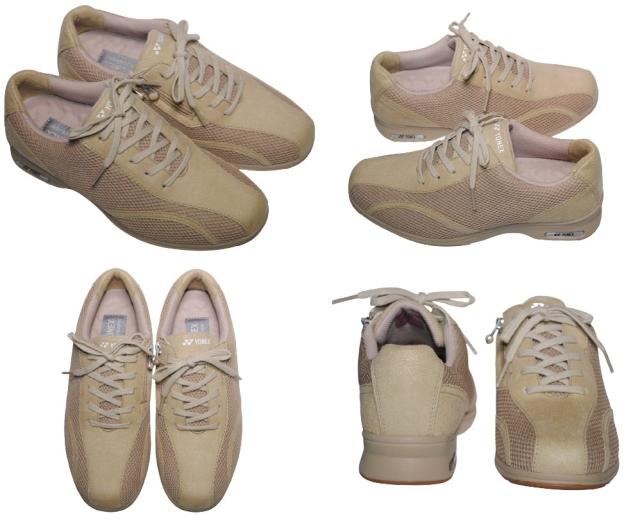 【靴のHOSHIKAWA】  『YONEX SHWL30A 007』 ヨネックス スニーカー 22cm〜25cm 3.5E レディース ブラック ウォーキングシューズ メッシュ 合皮