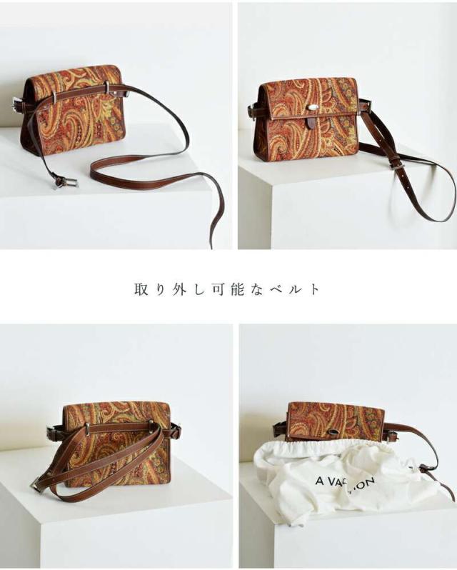 ア ヴァケーション ショルダーバッグ A VACATION スクエア ハンドバッグ “NICOLE” 25aw-a106 ☆☆ クーポン対象