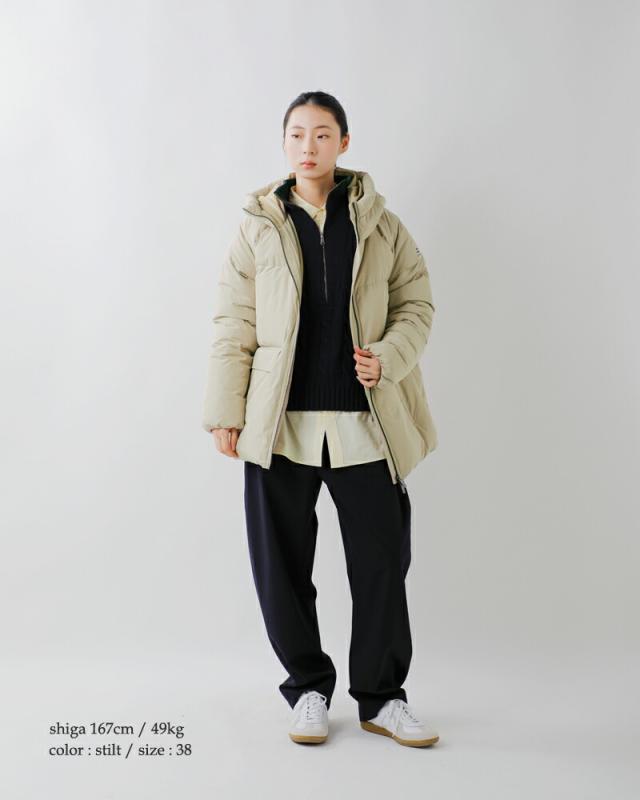 PYRENEX(ピレネックス)オルガ撥水ミドルフードダウンジャケット“OLGA”hwy056