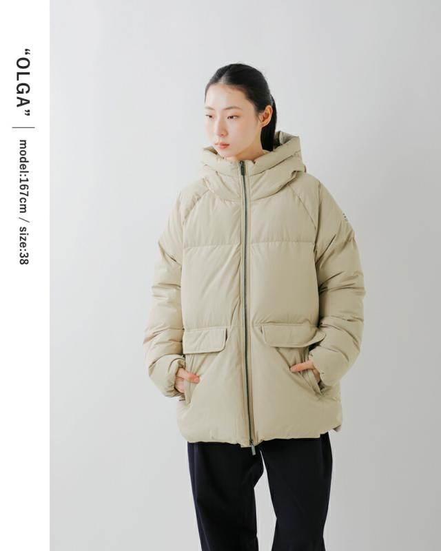 PYRENEX(ピレネックス)オルガ撥水ミドルフードダウンジャケット“OLGA”hwy056