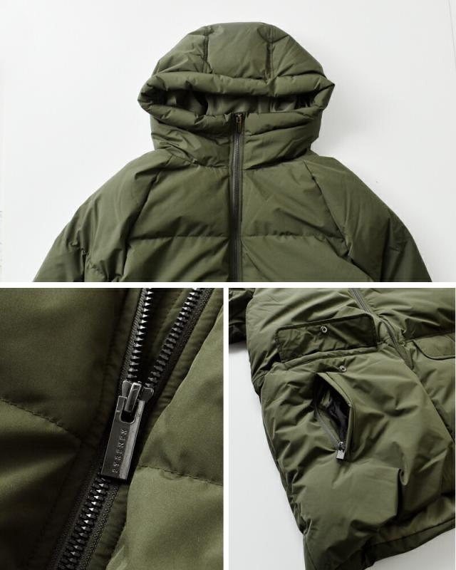 PYRENEX(ピレネックス)オルガ撥水ミドルフードダウンジャケット“OLGA”hwy056