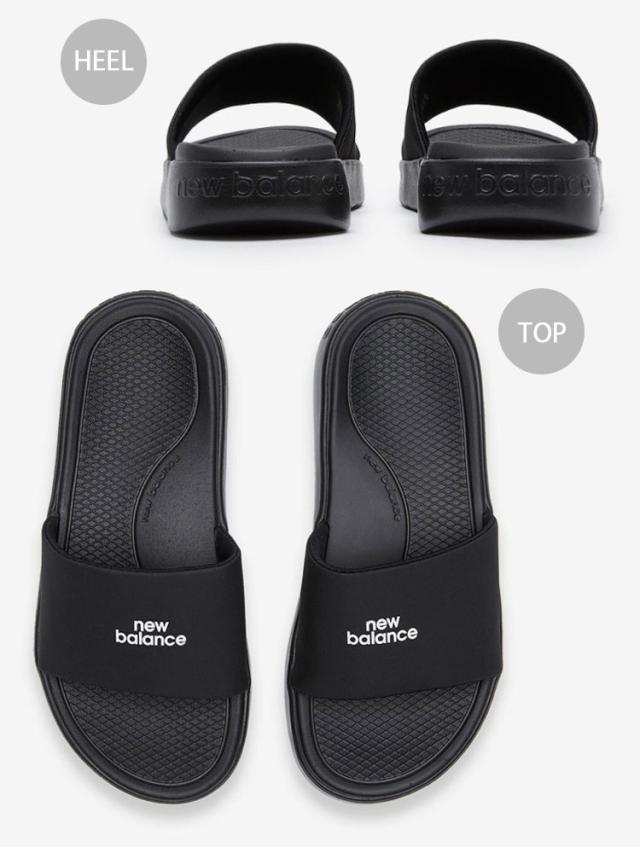 New Balance ニューバランス 厚底 サンダル SD1301BK3 シャワーサンダル スライドサンダル スリッパ ブラック 男性用 ...