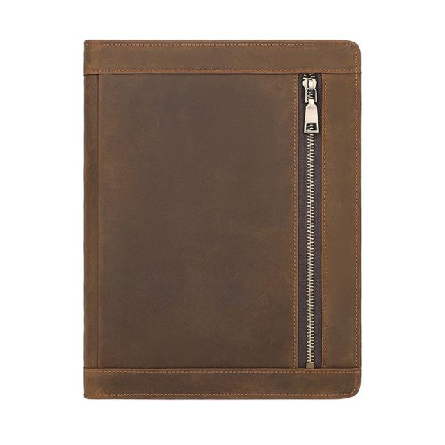 本革 iPadケース 11インチ ファスナー付き アイパッドカバー 多機能