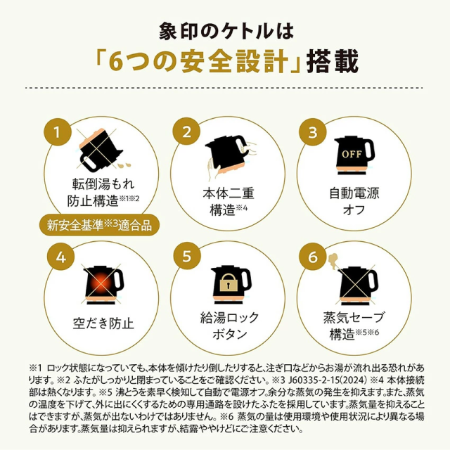 象印 電気ケトル CK-PA08 0.8L ZOJIRUSHI STAN ケトル 電気ポット ブラック ホワイト おしゃれ電気ポット おしゃれ 人気 シンプル 安全設計 転倒湯漏れ防止 空だき防止 象印マホービン 黒 白 電気ポットケトル 象印ぽっと