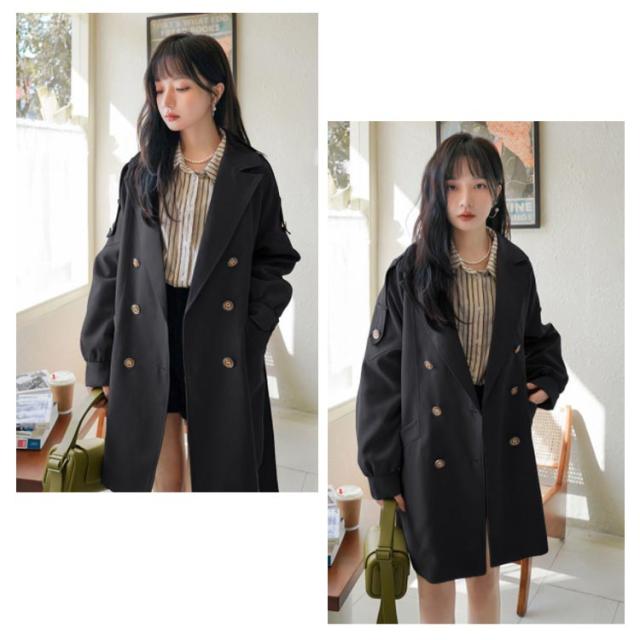 トレンチコート アウター コート レディース ボリューム袖 キャンディ