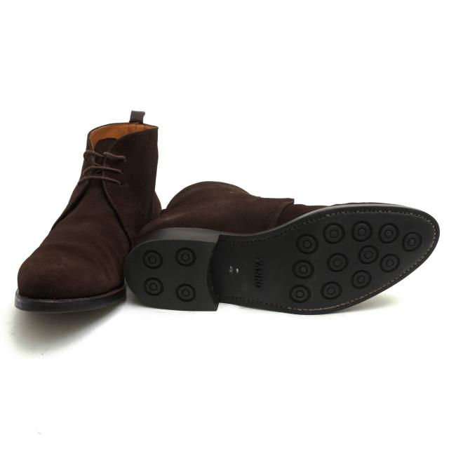 ○ヤンコ YANKO 牛革 チャッカブーツ 14080 プレーントゥ グッドイヤー