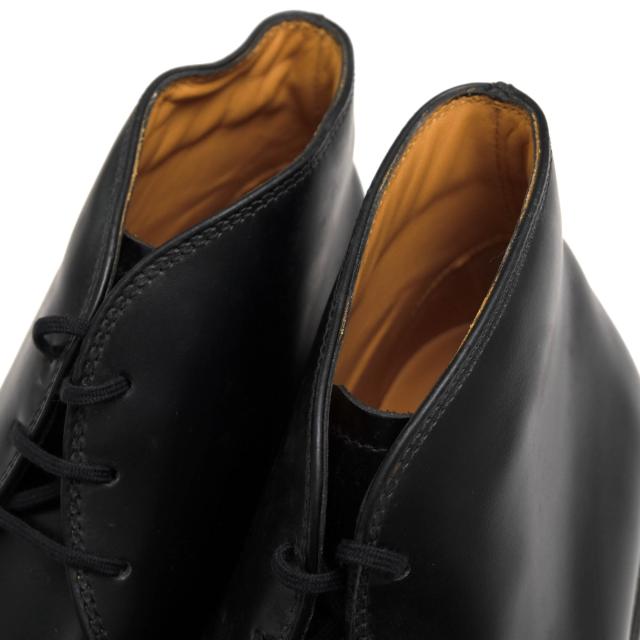 ○トッズ TOD'S 牛革 カーフ チャッカブーツ ラバーソール プレーン