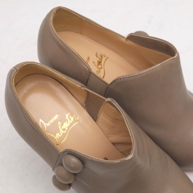 ○クリスチャン ルブタン Christian Louboutin ショートブーツ 牛革 カーフ ブーティ C'est Moi Ankle BOOTS アンクルブーツ レデ  中古 ○クリスチャン ルブタン Christian Louboutin ショートブーツ 牛革