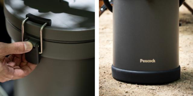 クーラーボックス 9.5L クーラーバケット 最強保冷 （ クーラーBOX 保冷ボックス 保冷 保温 アイスコンテナ 氷入れ アイスペール アイスジャグ ステンレス 氷 溶けない 持ち運び 取っ手付き 筒型 真空断熱 キャンプ BBQ アウトドア ）