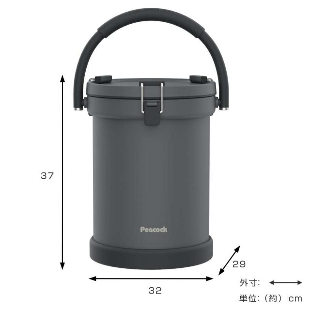 クーラーボックス 9.5L クーラーバケット 最強保冷 （ クーラーBOX 保冷ボックス 保冷 保温 アイスコンテナ 氷入れ アイスペール アイスジャグ ステンレス 氷 溶けない 持ち運び 取っ手付き 筒型 真空断熱 キャンプ BBQ アウトドア ）