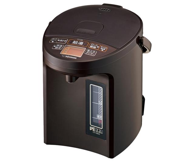 象印 電気ポット 2.2L VE電気まほうびん 優湯生 （ ZOJIRUSHI 象印マホービン 湯沸しポット 保温ポット 魔法瓶 保温 2.2リットル 給湯ポット 湯沸かし器 温度設定 蒸気セーブ 時短 節約 お湯 沸騰 ドリップ コーヒー ）