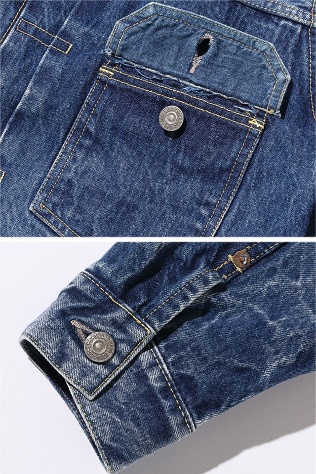 14.25oz. デニムジャケット「1953 AGED MODEL」 SUGER CANE シュガーケーン SC11953SW Gジャン 日本製 国産