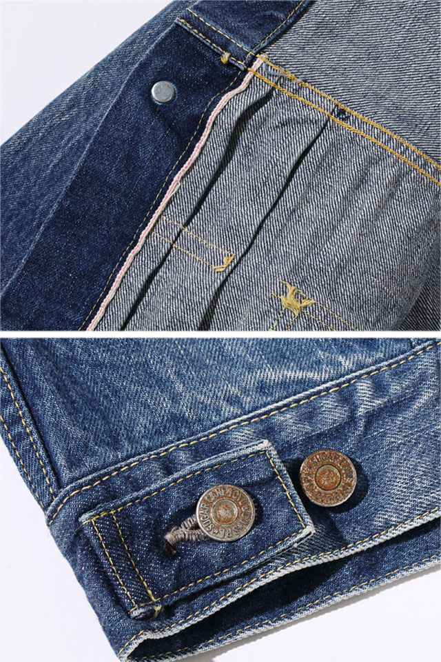 14.25oz. デニムジャケット「1953 AGED MODEL」 SUGER CANE シュガーケーン SC11953SW Gジャン 日本製 国産
